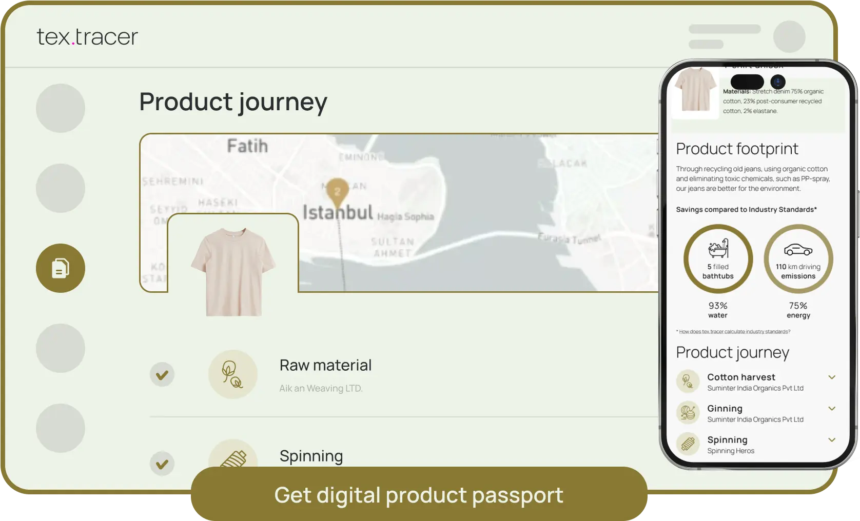 Providing a Digital Product Passport (DPP) on our platform | tex.tracer Providing a Digital Product Passport (DPP) on our platform | tex.tracer